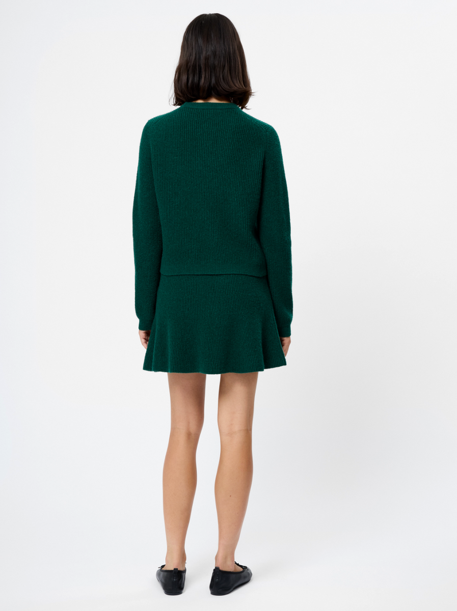 Vhari Knit Mini Skirt in Evergreen – nk boutique baton rouge
