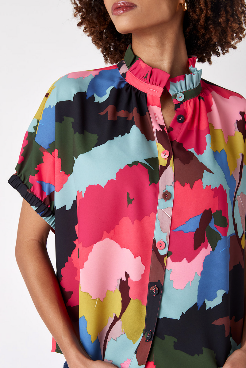 Britt Top in Painted Floral – nk boutique baton rouge